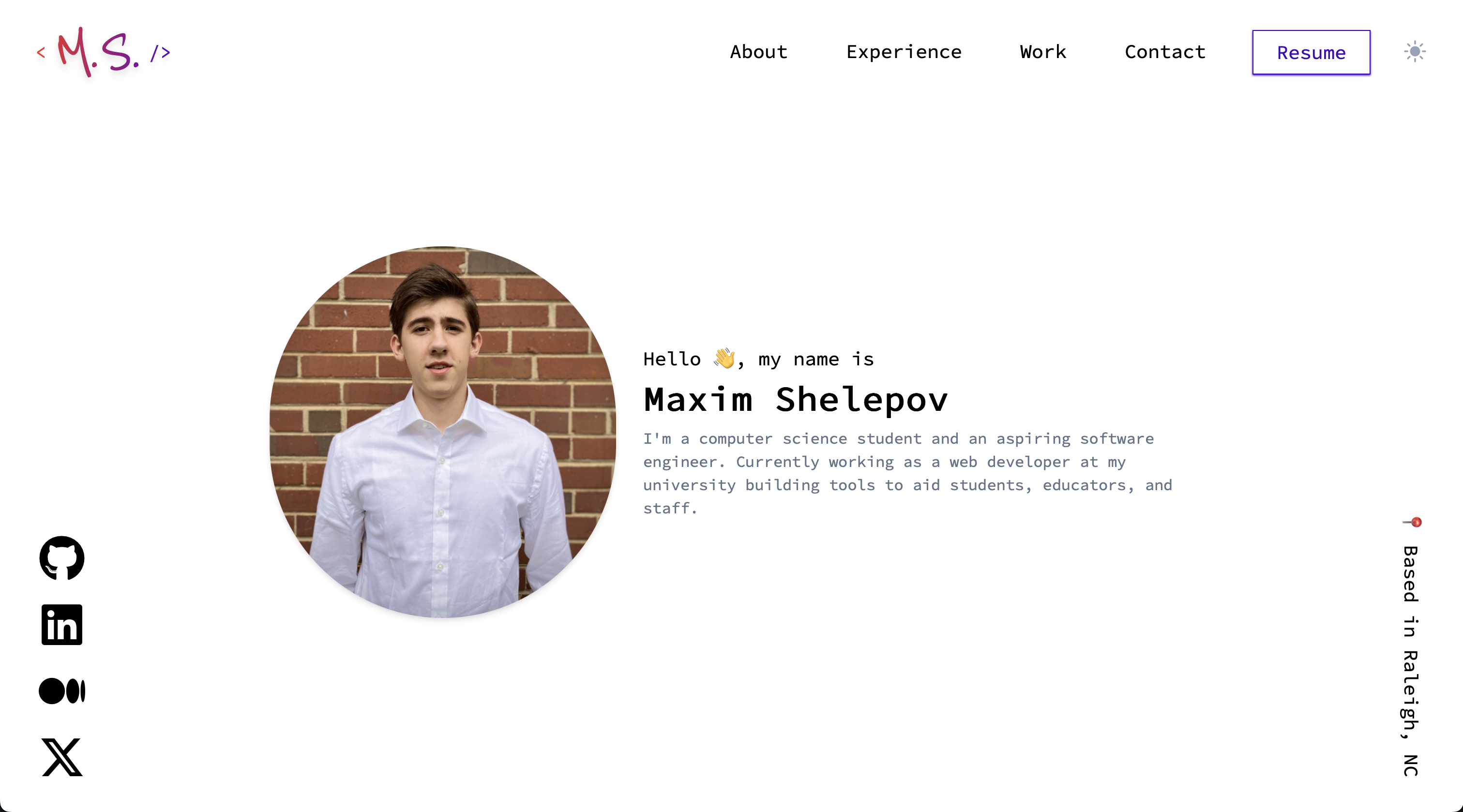 Maxim Shelepov | Portfolio